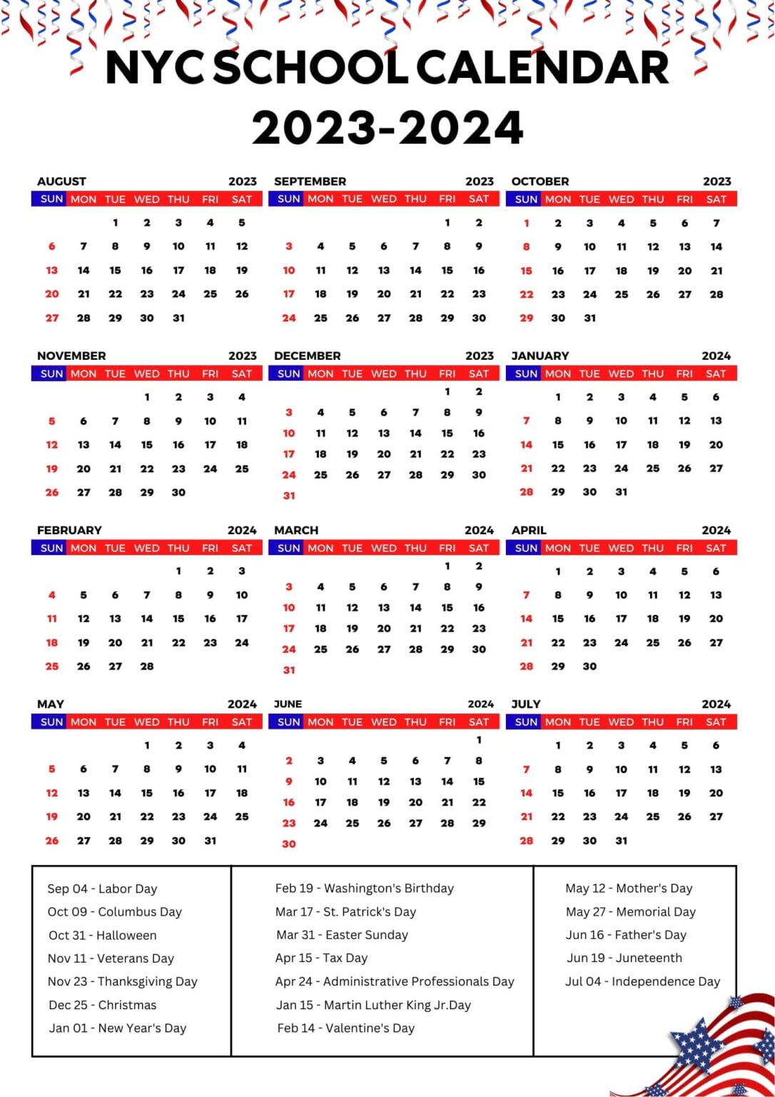 Nyc School District Calendar 2024 2025 Academic Year