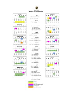Monroe County Schools Calendar 2026-2027 [Academic Year]