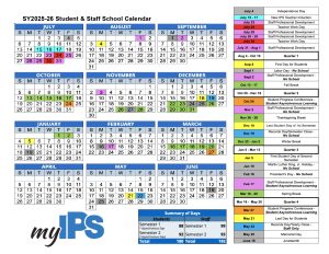 Indianapolis Public Schools Calendar 2026-2027 [District]